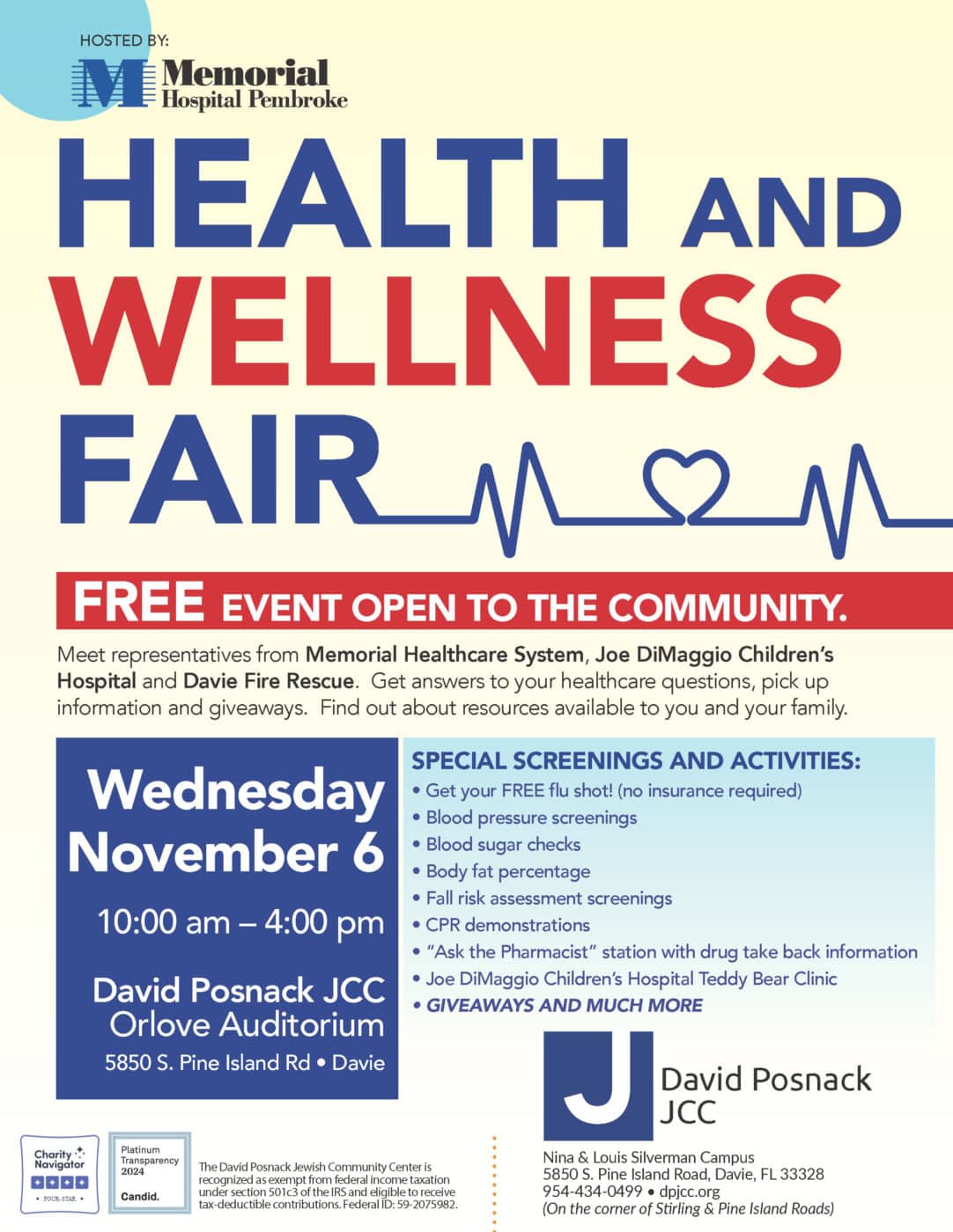 Community Health & Wellness Fair | Jewish Federation of Broward County
