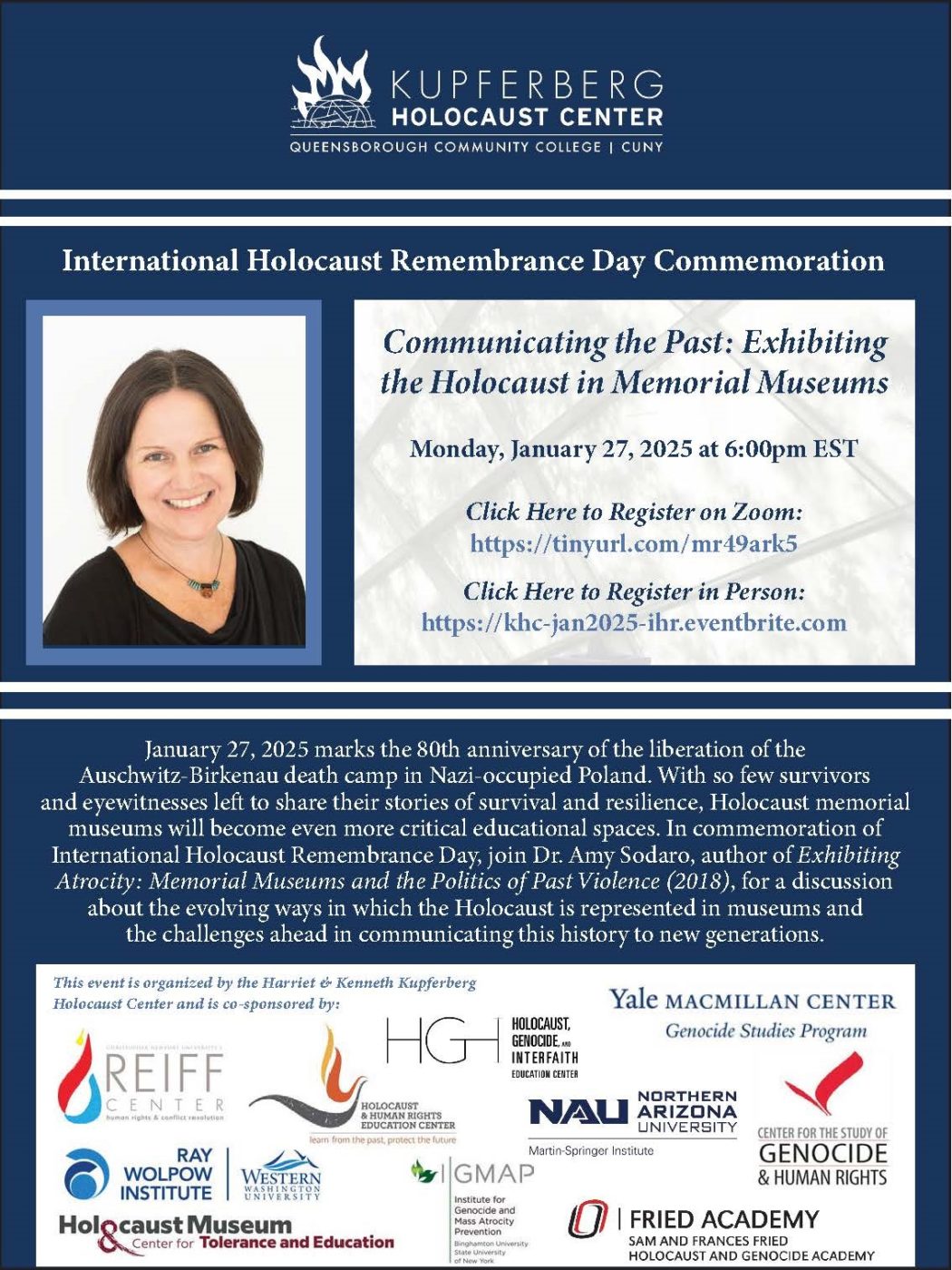 International Holocaust Remembrance Day Commemoration – Communicating ...