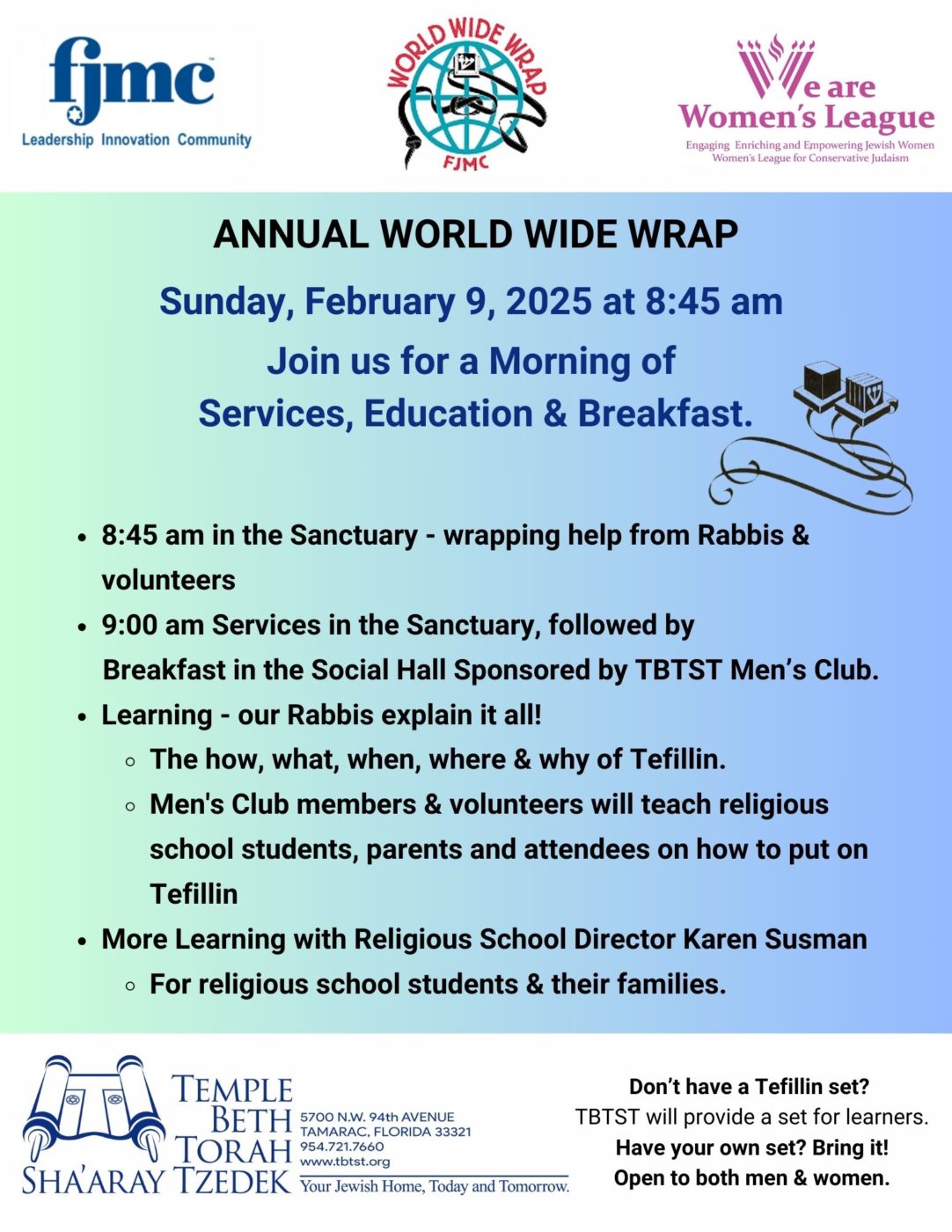 World Wide Wrap | Jewish Federation of Broward County